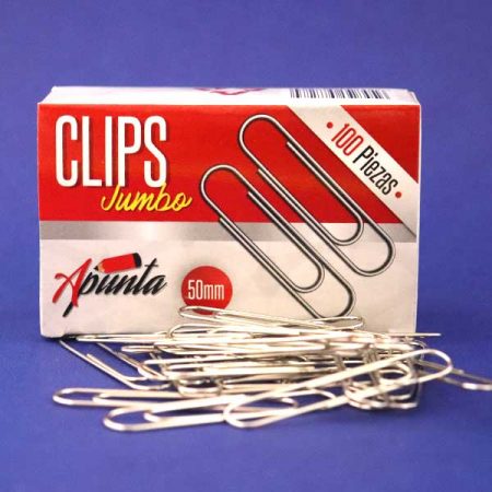 Clip jumbo Apunta (100 unids.) – Vivian