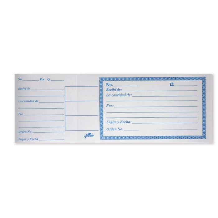 Block de recibos Apunta – Vivian