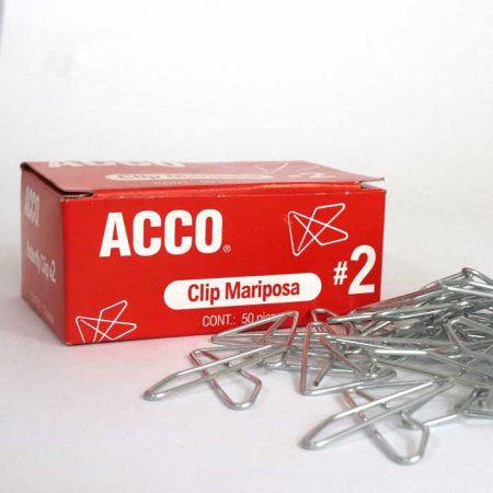 Clip mariposa Acco No. 2 grande – Vivian