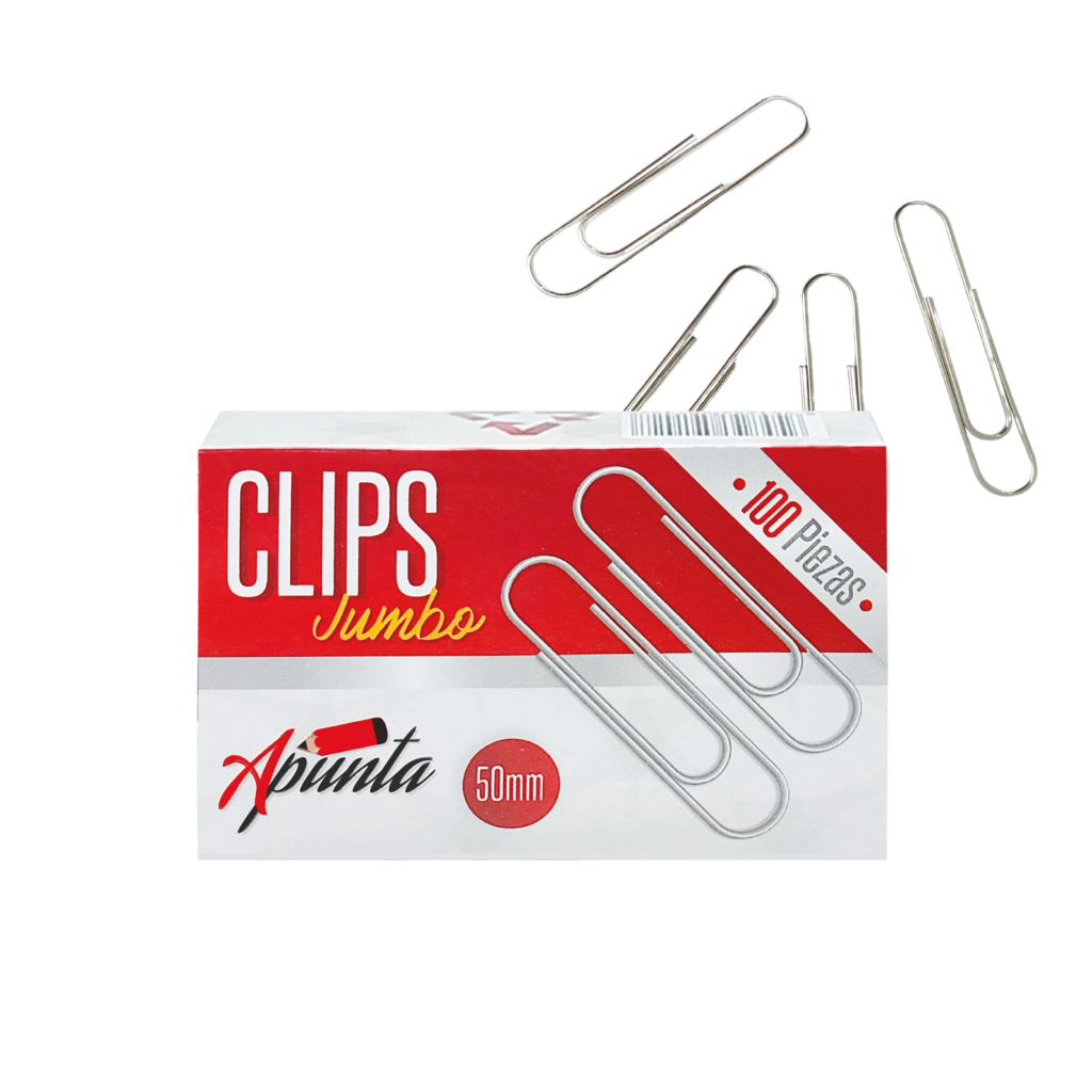 Clip jumbo Apunta (100 unids.) – Vivian
